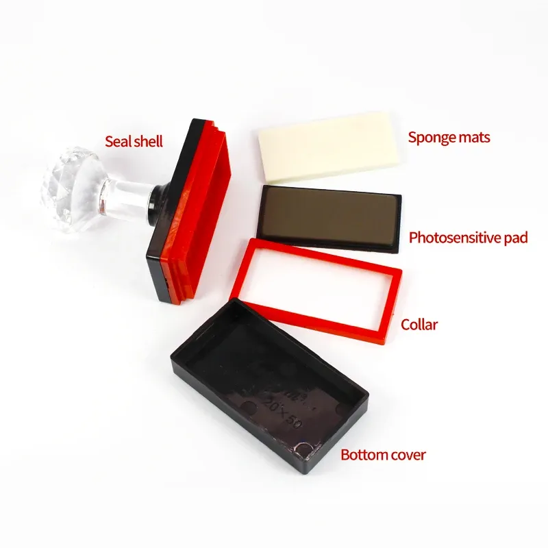 Professional Rectangular Photosensitive Stamp 20 x 50mm - Personal Seal ...