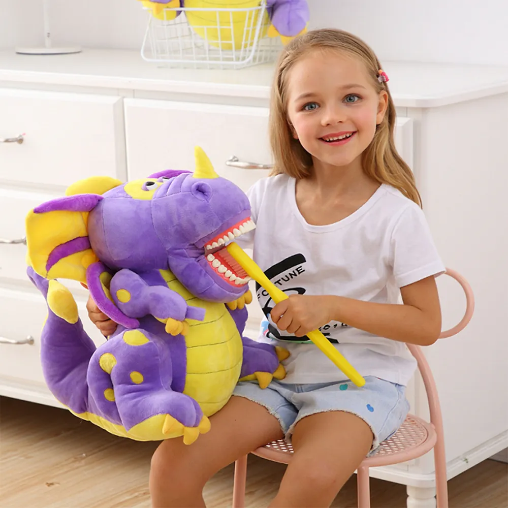 Dental Children's Teaching Plush Doll with Toothbrush for Kids Learning ...