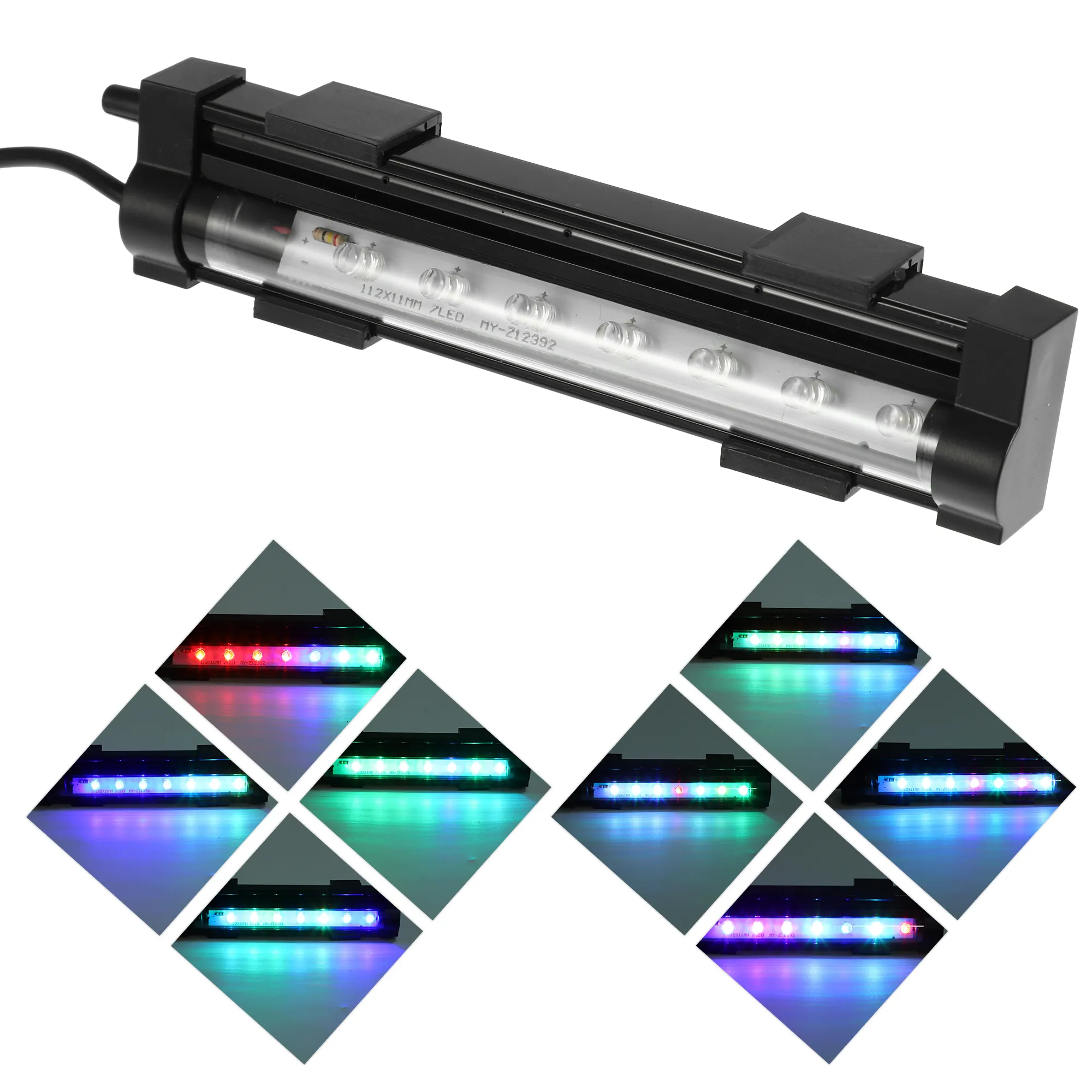 Full Spectrum Aquarium LED Light - Adjustable Fish Tank Lighting, Plant ...