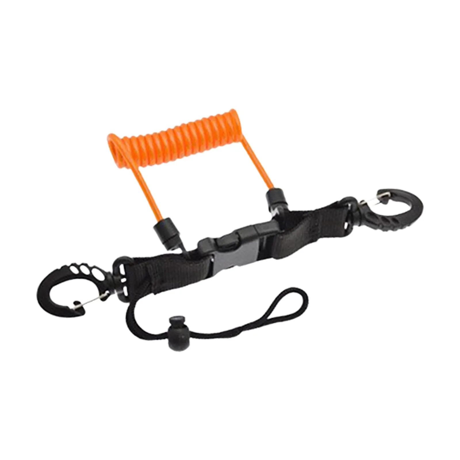 Scuba Diving Spring Coil Lanyard with Clips for Underwater Photography ...