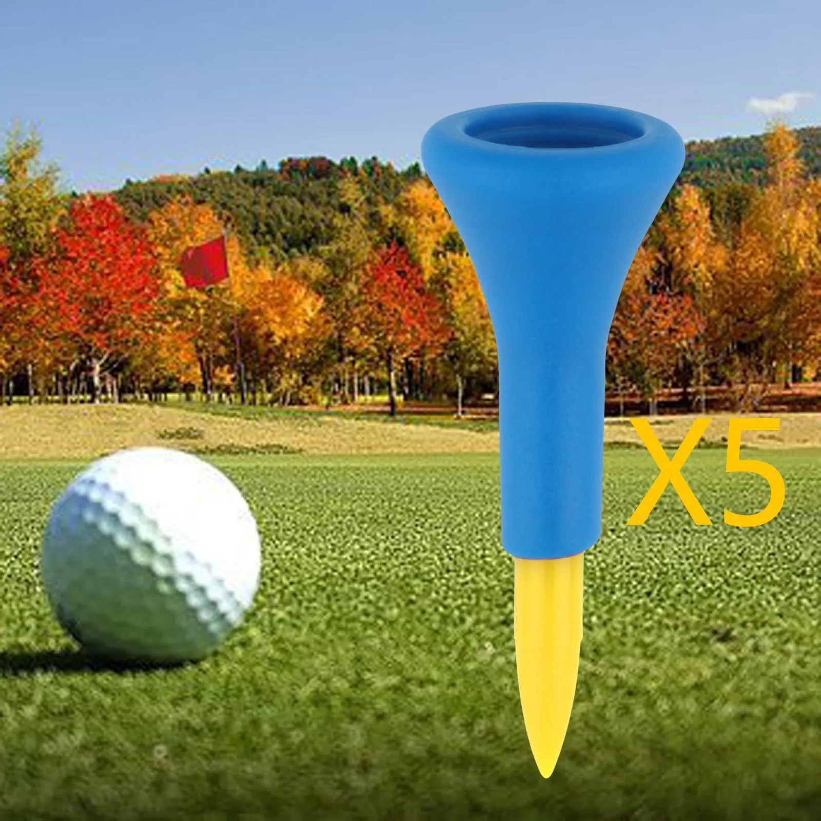 Flexible and Unbreakable Soft iron tee golf - Set of...