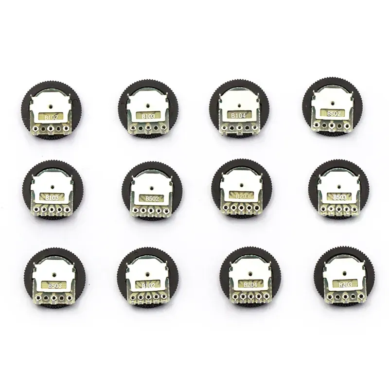 Rotary Potentiometer Set - Single Dual Volume Control, 16x2mm B103 B503 ...