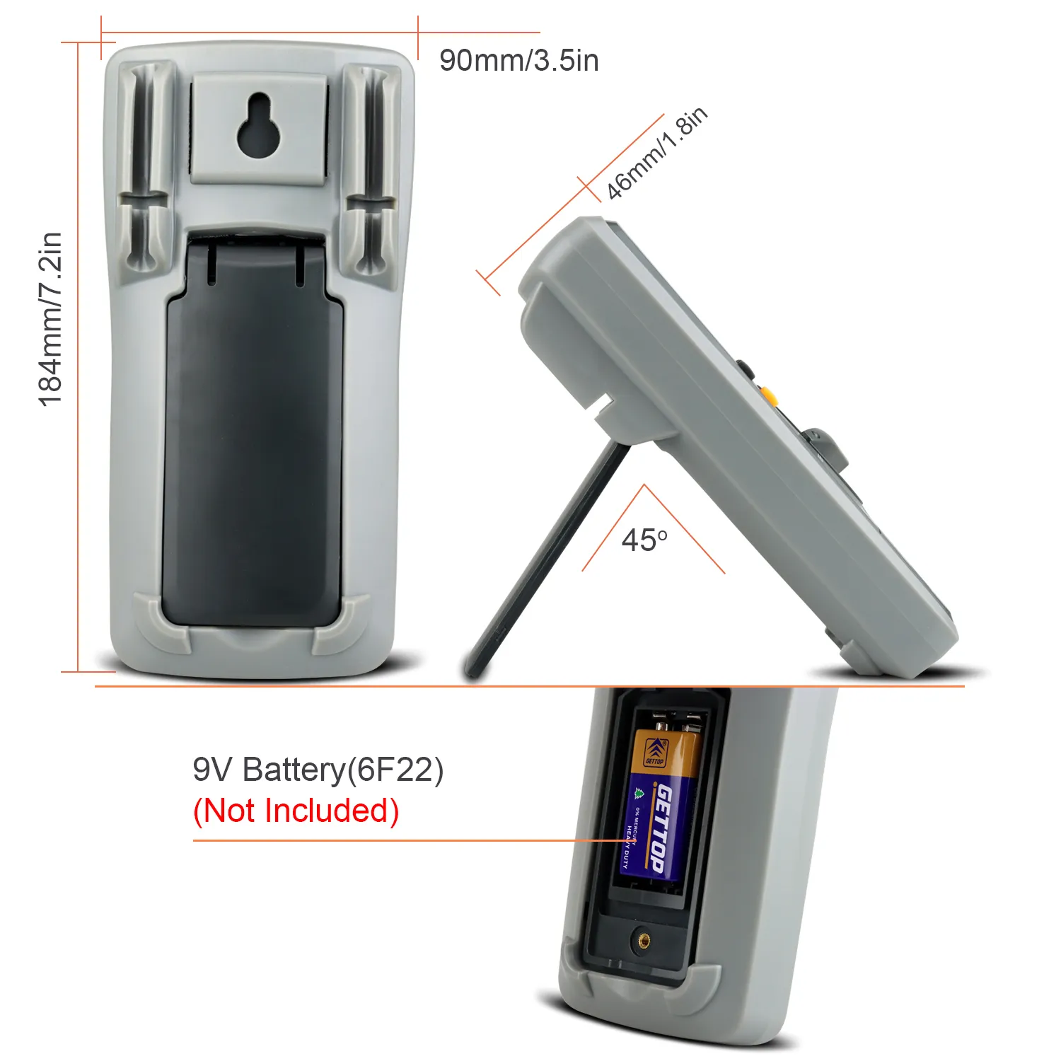 Kaemeasu KM DM03B Digital Multimeters 6000 Counts True RMS High Voltage ...