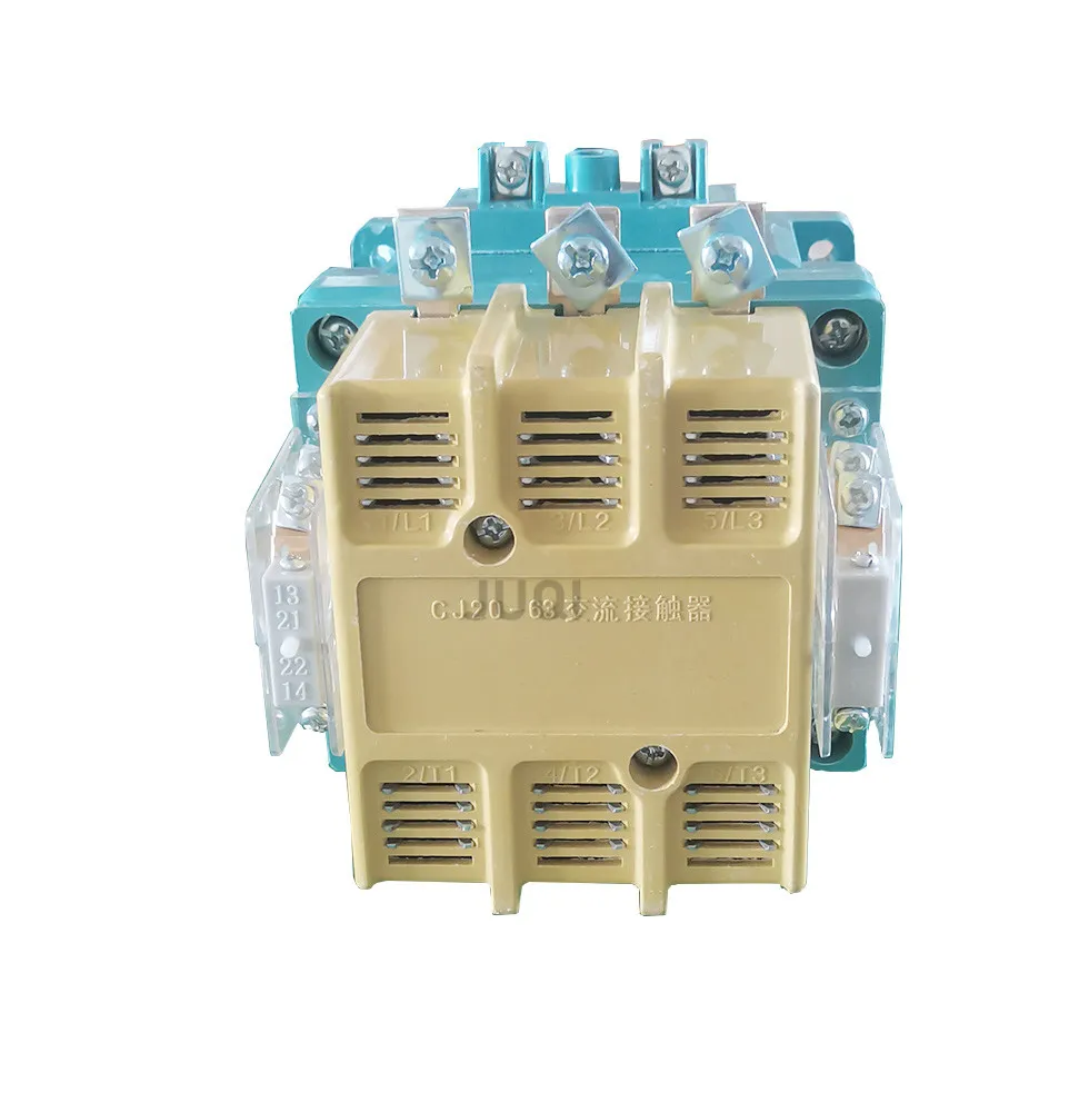 DHgate.com:CJ20-63A AC Contactor CJ20 3 Phase Single Phase63A CJ20-63 380V 220V Silver Conact ...