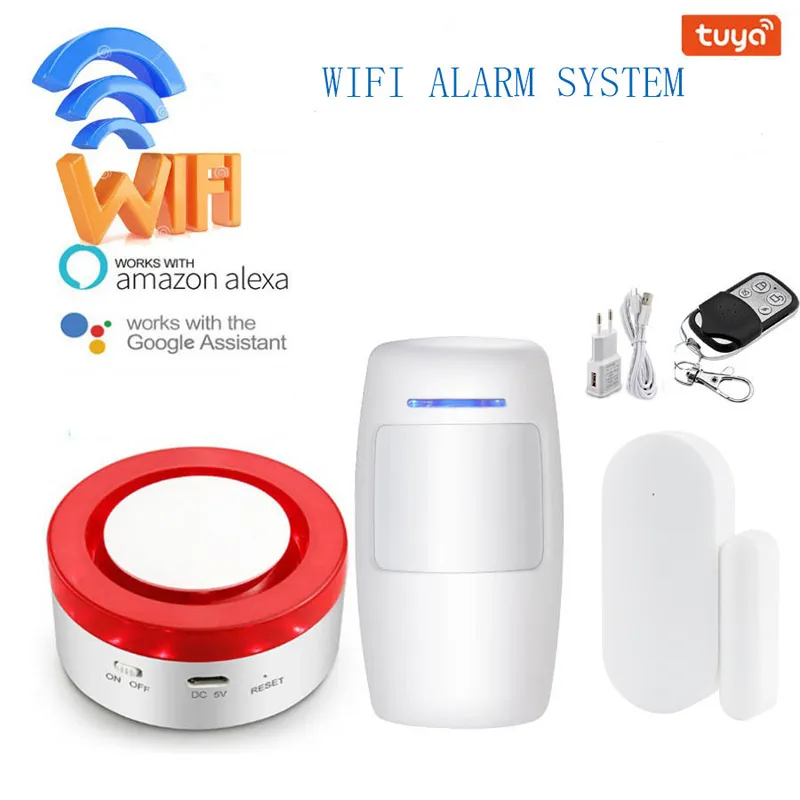 Tuya Intelligent Burglar Alarm: Home Security System with WiFi ...