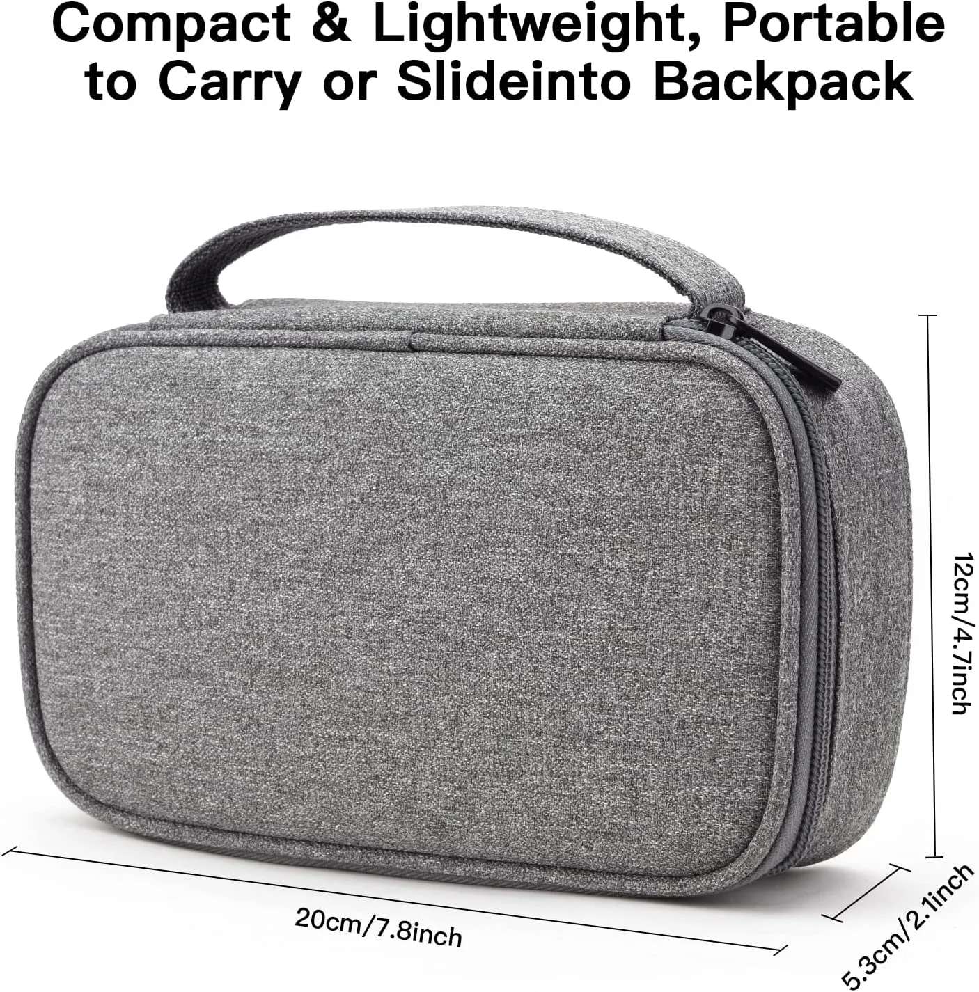 Portable Cable Organizer Bag Travel Case for Charger Cables and Digital ...