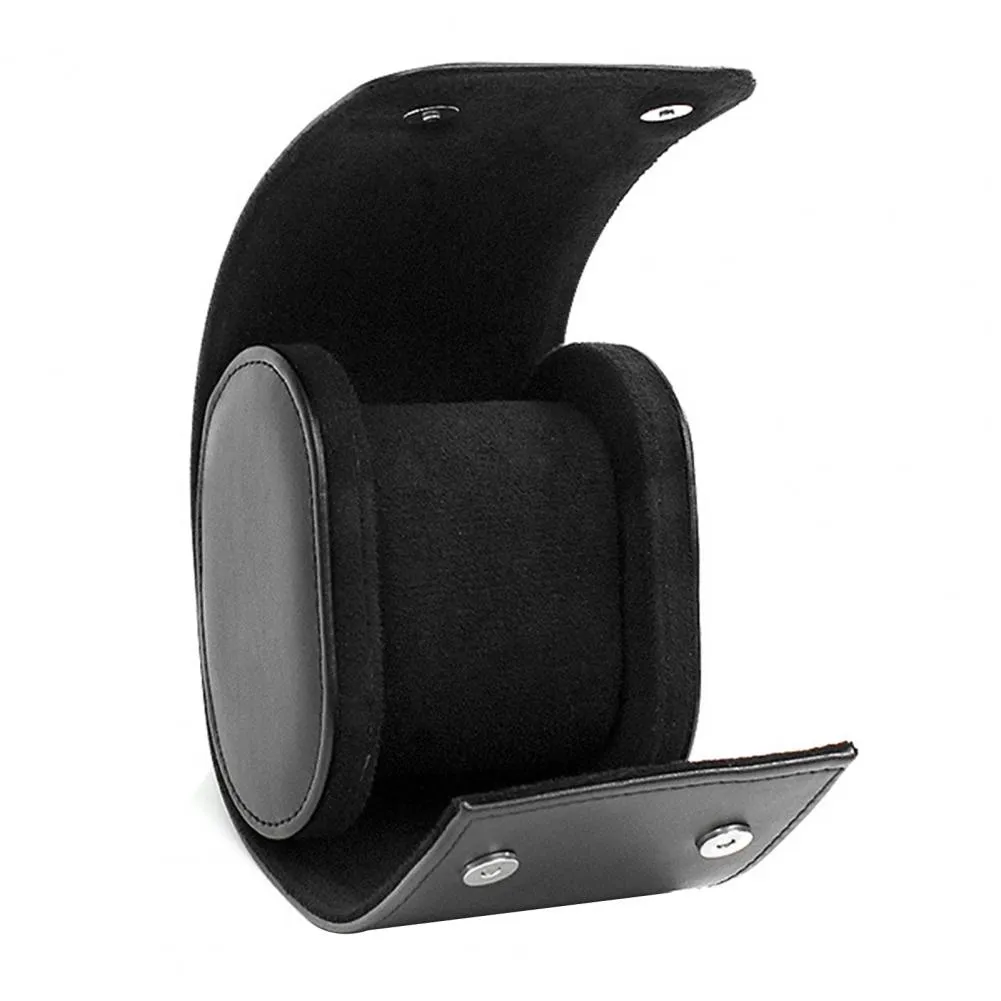 Leather Watch Display Case with Soft Liner and Removable Pillow ...