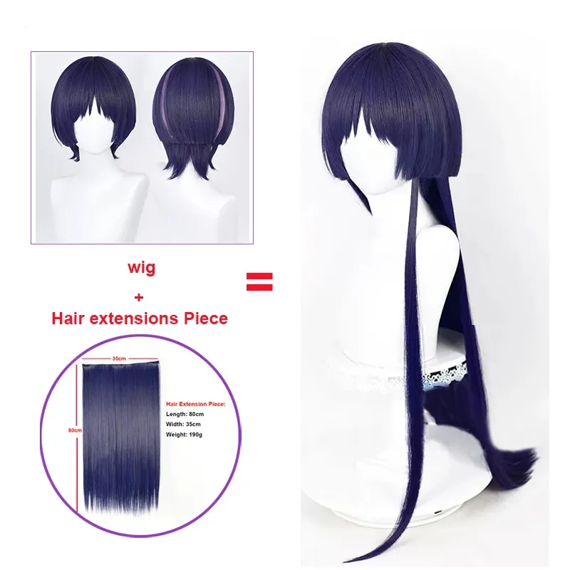 Genshin Impact Scaramouche Mha Cosplay Wigs Pre Styled, Heat Resistant ...