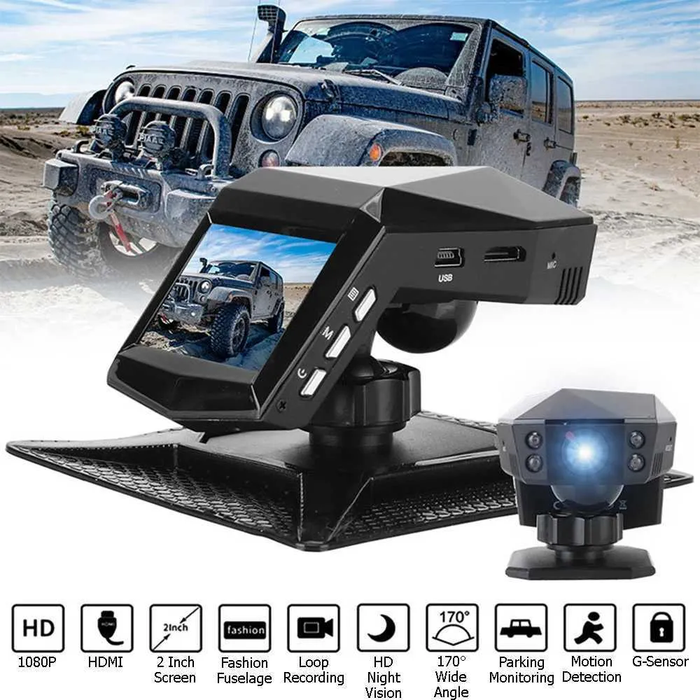 1080P HD Night Vision Car Mobile Dvr With Gps With Loop Recording, 170 ...