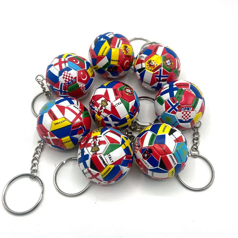 DHgate.com:New World Flag Football Keychain Country Soccer Club Fans ...