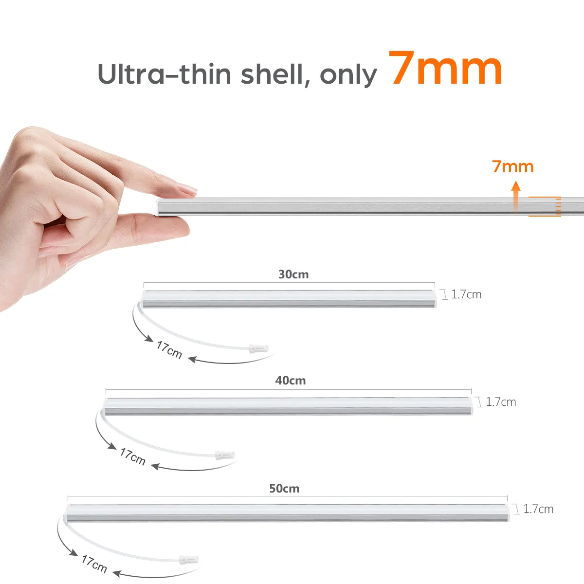 USB-Powered Touch Sensor LED red light bar with Wood Finish - 30/40 ...