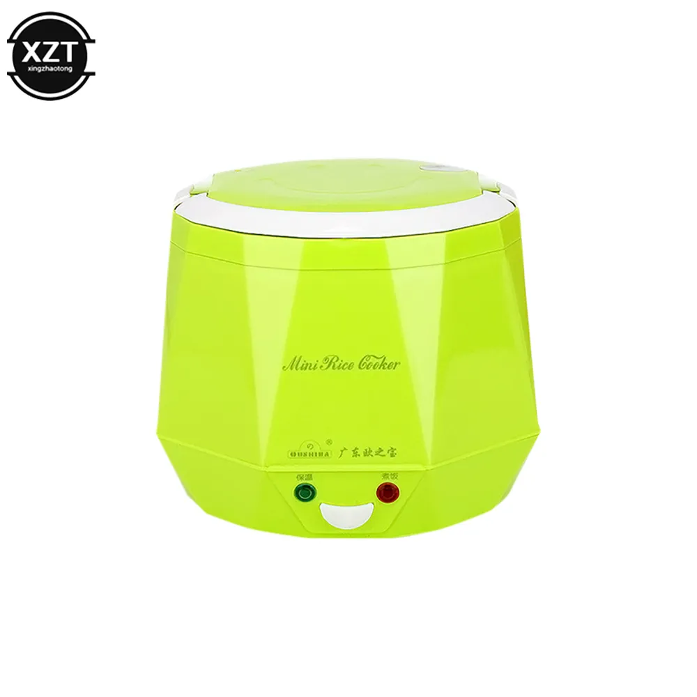 12V Portable Electric Mini Rice Cooker With Steamer Keep Food Warm For ...