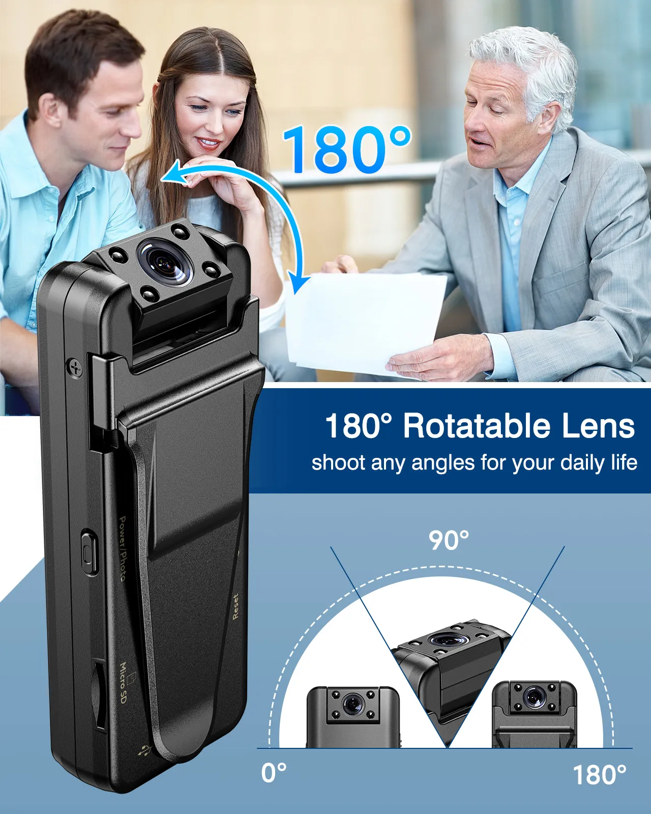 DHgate.com:"BOBLOV A21 Mini Wearable Camera - 1080P HD Body Cam with ...