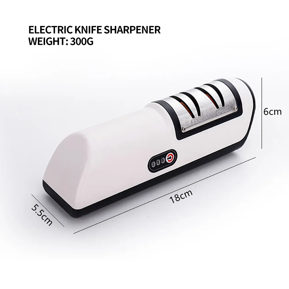 Electric Knife Sharpener: Automatic Adjustable USB Rechargeable Kitchen ...