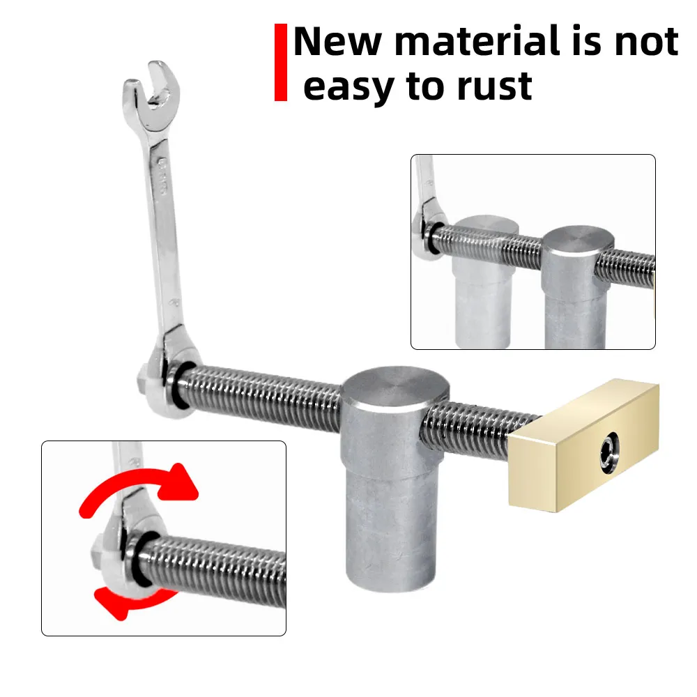 Woodworking Table Hole Aluminum Track Splicing Board Fixing Clip Quick ...
