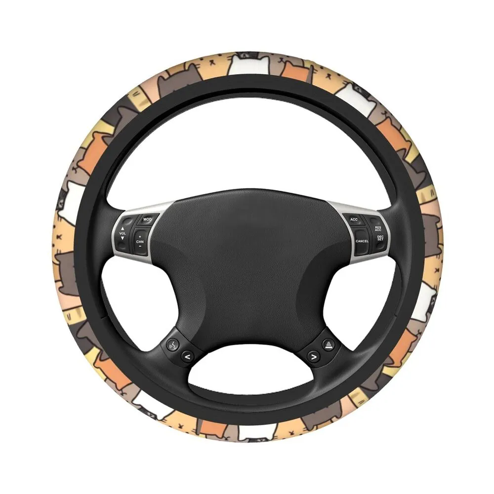 DHgate.com:Funny Cat Steering Wheel Cover - 38cm Plush Anti-Slip Animal ...