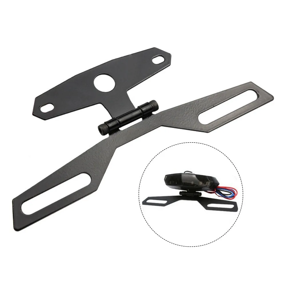 Adjustable Folding License Plate Bracket with Tail Light Mount ...