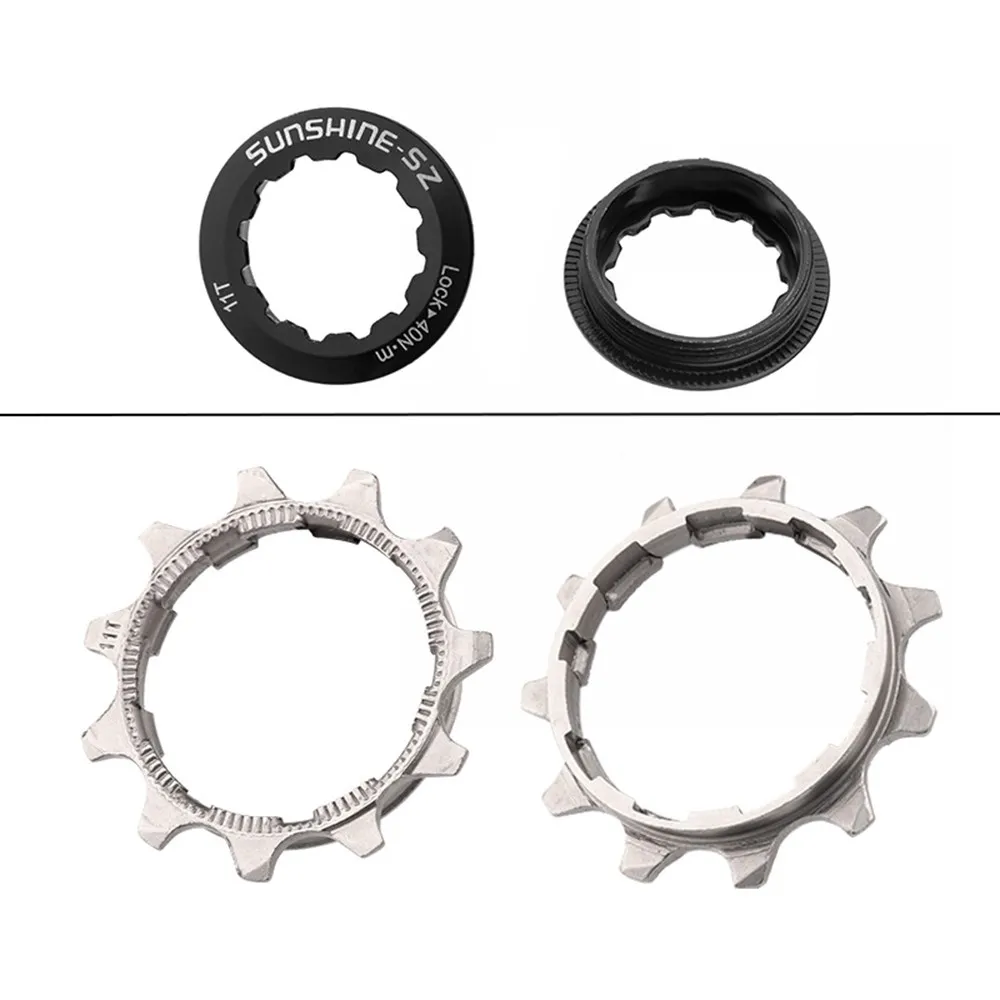 8-11 Speed Steel Bicycle Cassette Cogs 11T-12T-13T for Road Mountain ...