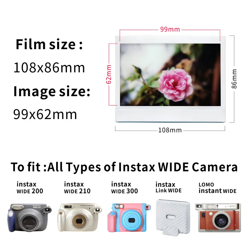 Instant Film Pack For Wide Format Cameras White... From Ddmysmile, $76. ...