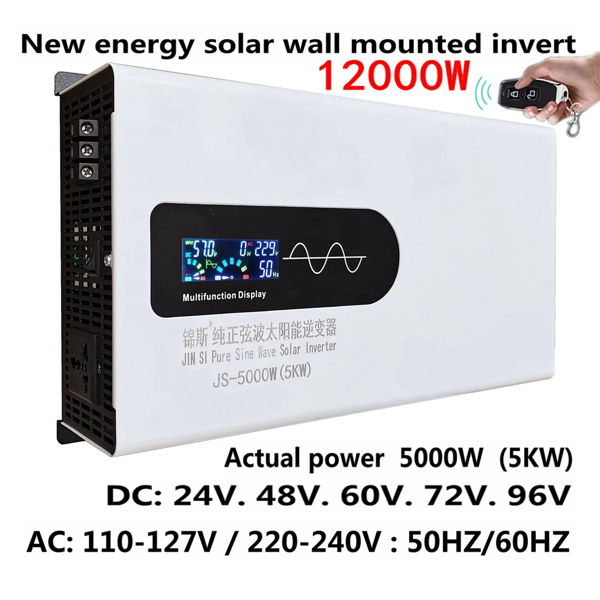 Pure Sine Wave Inverter 12V to AC 220V/110V/120V/127V - 12000W/8000W ...