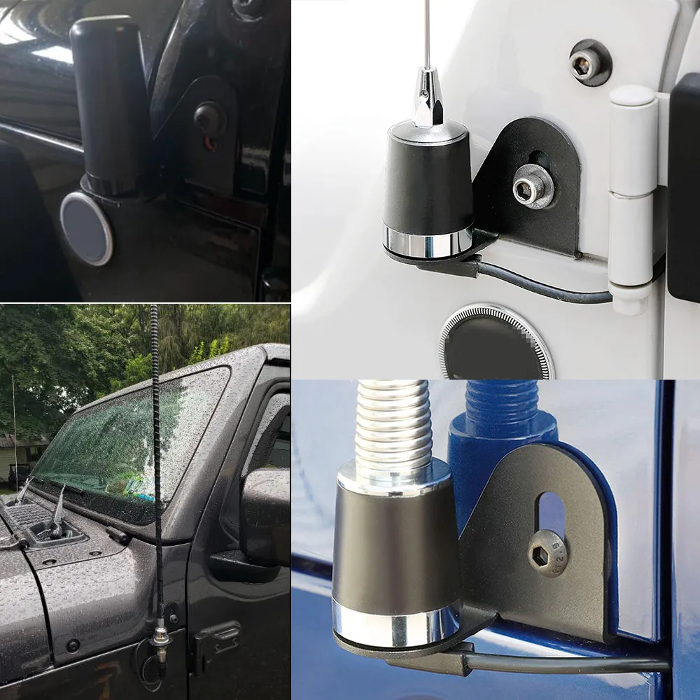 DHgate.com:A-Pillar CB Antenna Mount Bracket Spotlight Flag Pole Holder ...