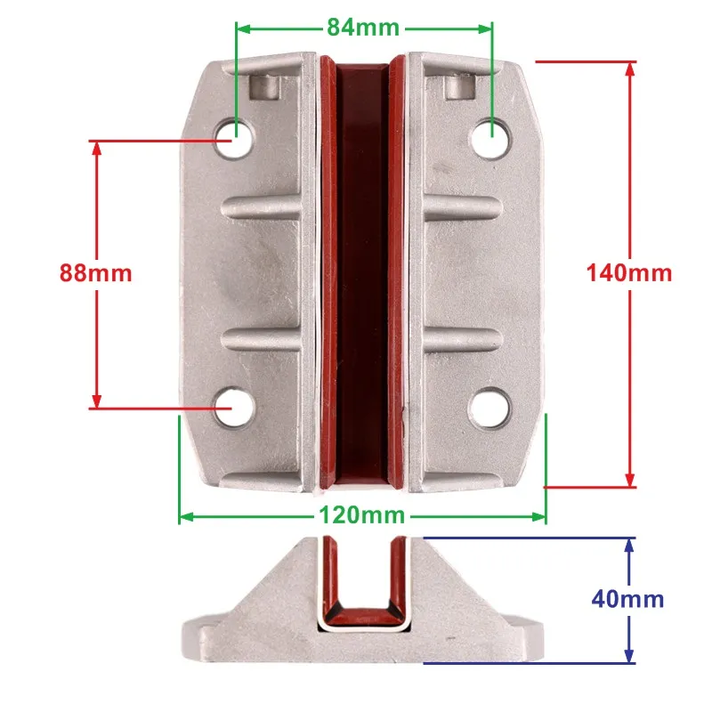 Elevator Sliding Guide Shoe for Schindler 3300 3600 5200 5500, 140mm Length, 16mm/10mm Rail ...