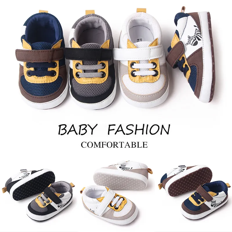 Toddler Sneakers Breathable Mesh Infant Walking Shoes Casual Baby Flats ...