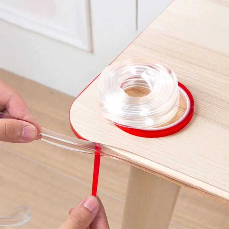 Baby Proofing Edge Protectors - 10mm Clear Corner Guards for Furniture ...