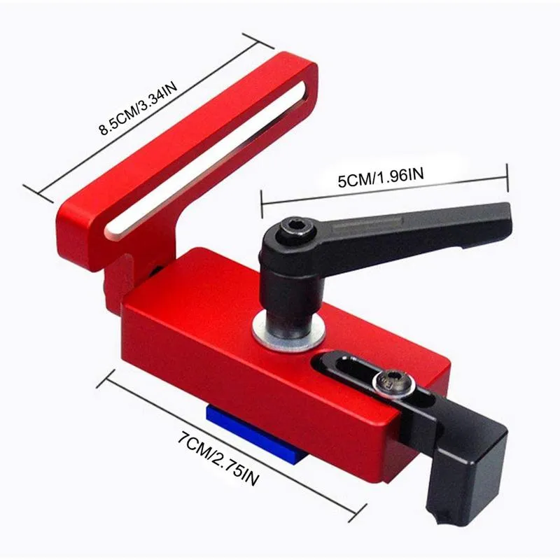 Miter Track Stop 45-Degree Aluminum Alloy T-Slot Woodworking Limiter ...