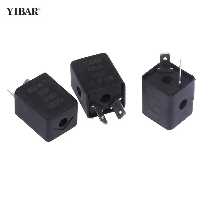 Motorcycle LED Turn Signals: 12V/24V/48V Flasher Relay With Buzzer ...