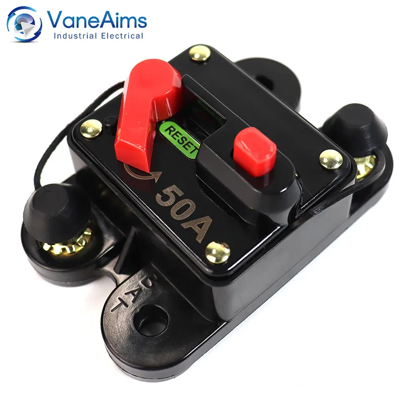 Auto Reset DC Fuse Circuit Breaker, 12V-48VDC 50A-300A Car Audio System ...