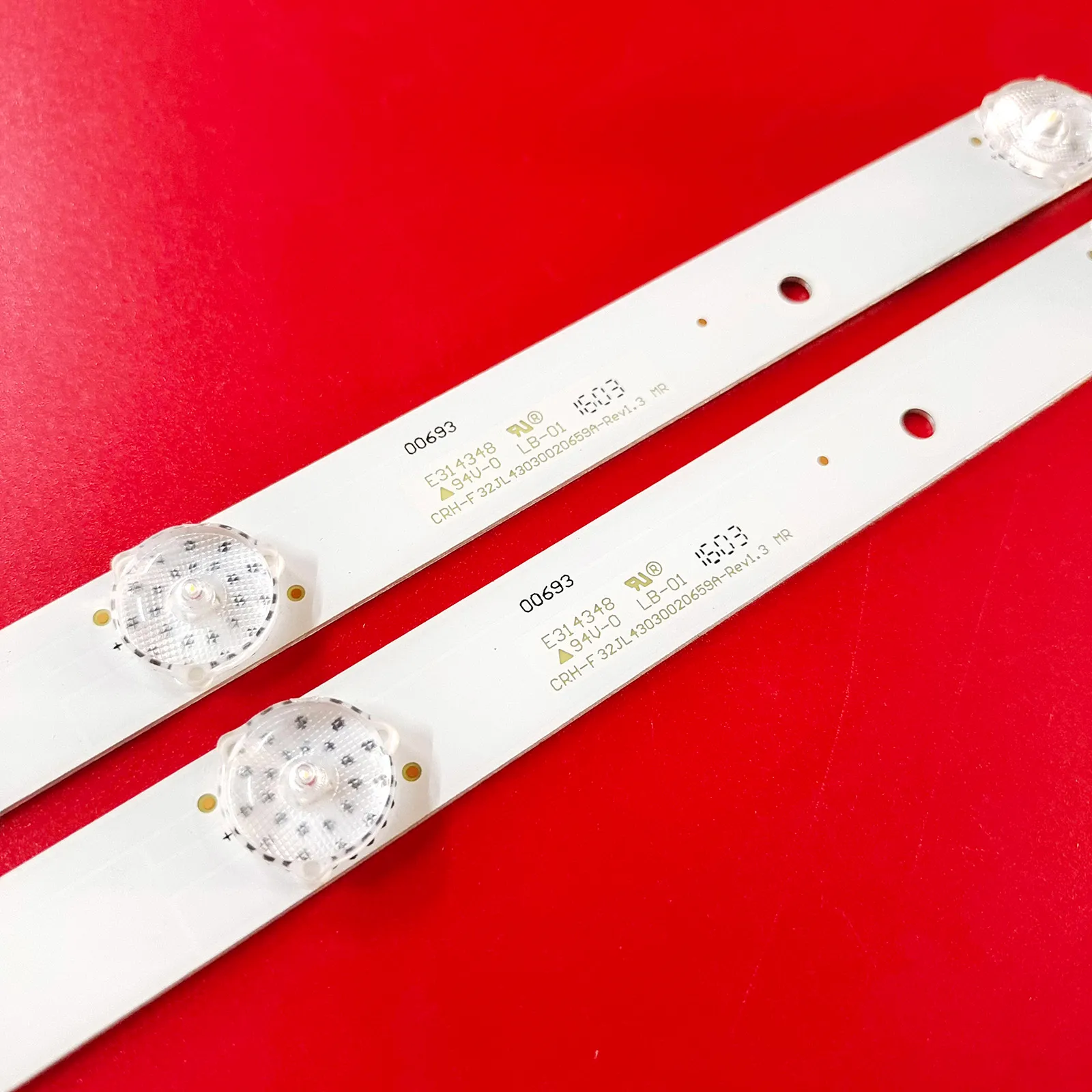 LED Backlight Strip 6-Lamp 23.4 in for 32 in TV Model 32PHF5011T3 6V ...
