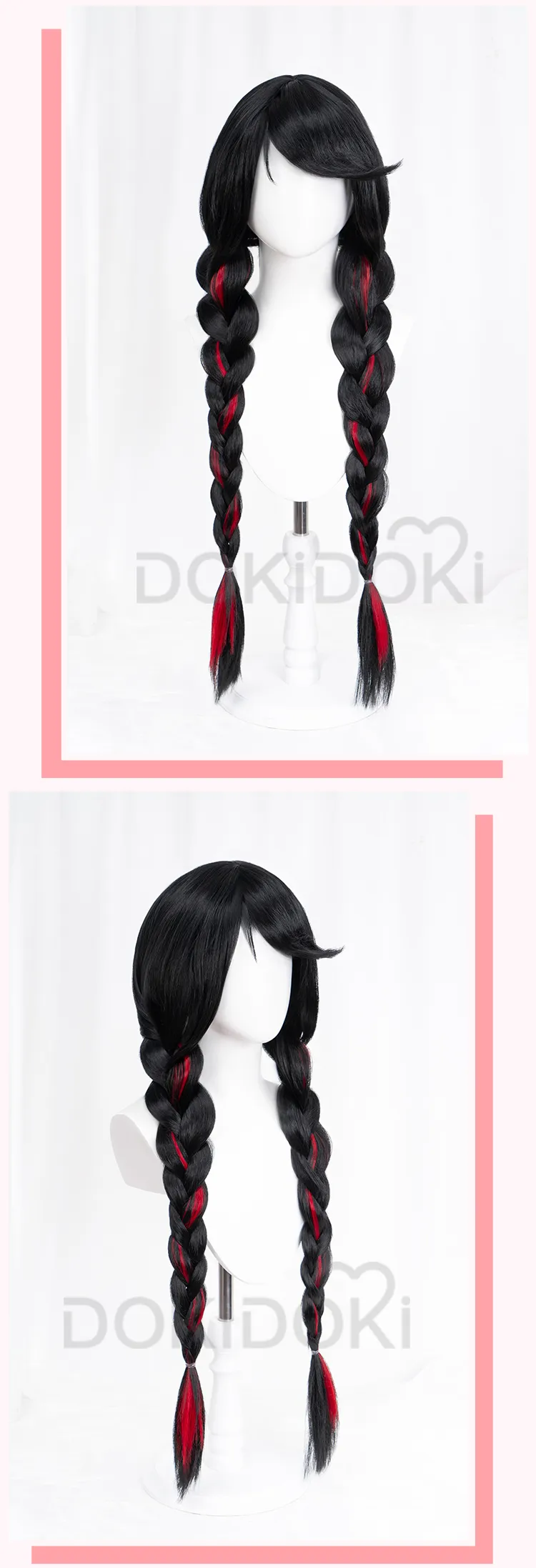 DokiDoki Bayonetta Cosplay Wig Long Double Braids, Heat Resistant ...