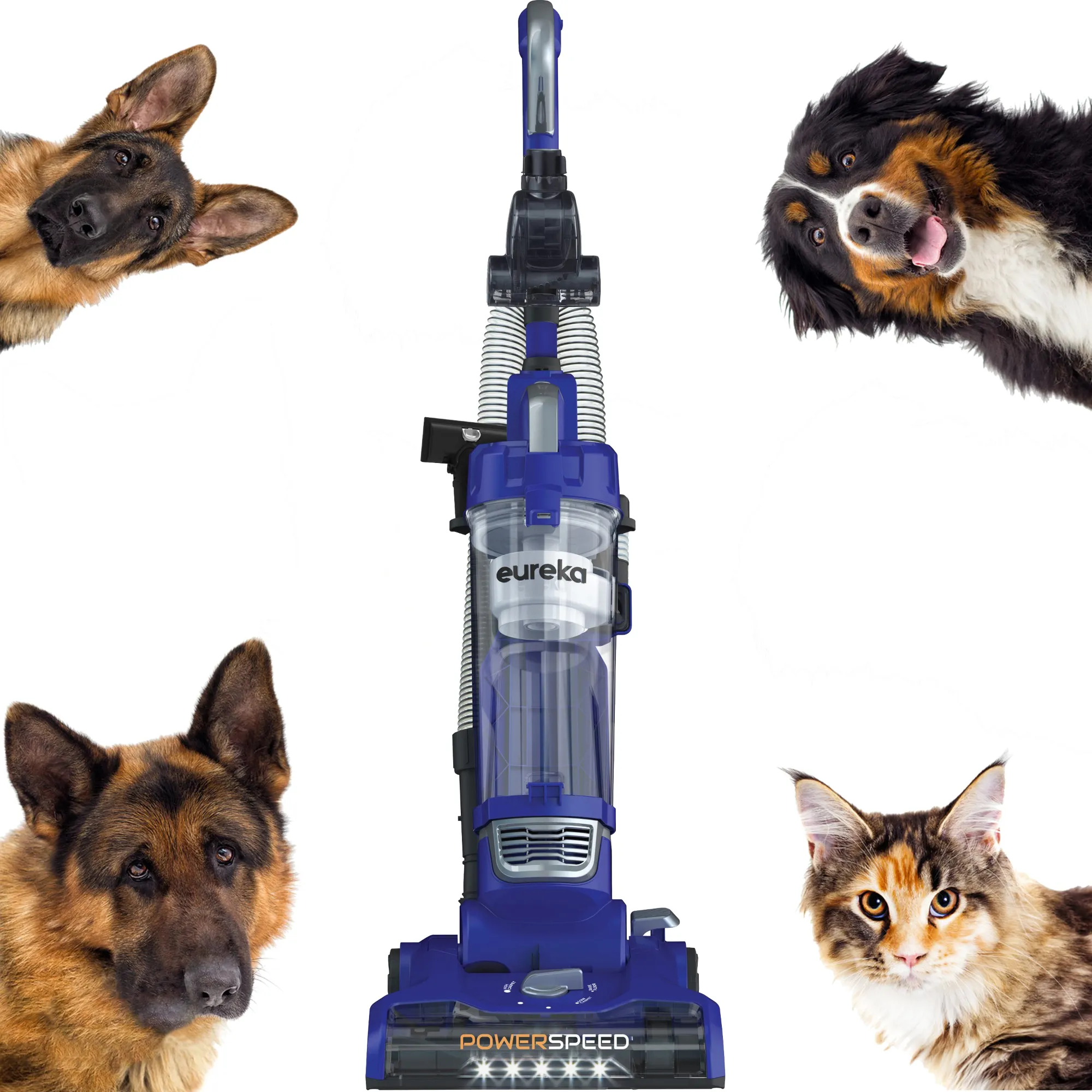 Lightweight Upright Vacuum Cleaner With Spotlight Multi Surface ...