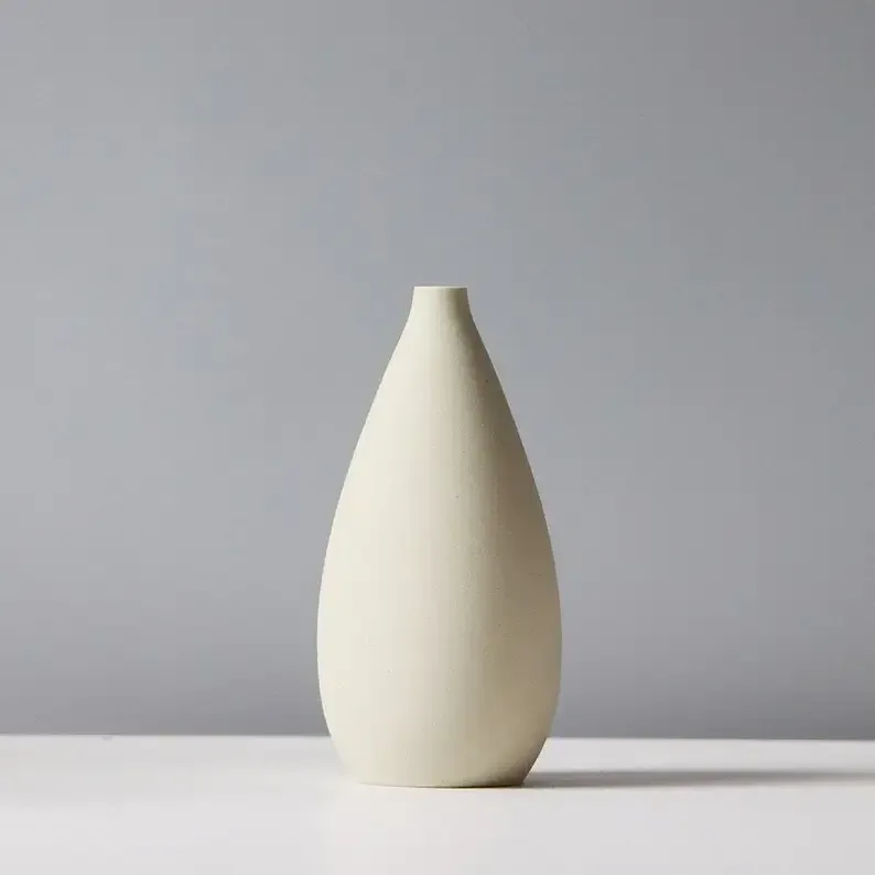 Matte Ceramic Vase | Morandi Modern Vase | Decorative Vase | Ceramic ...
