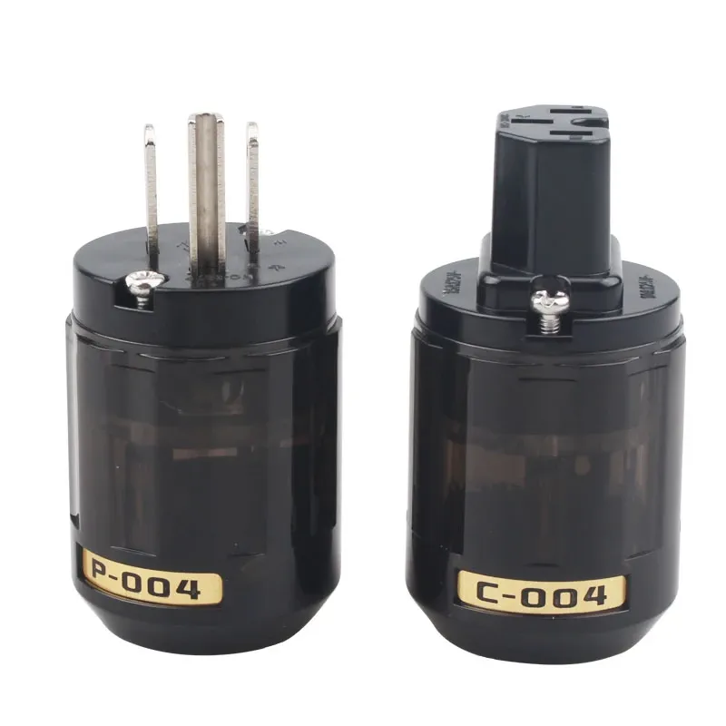 DHgate.com:C004 IEC Copper Rhodium Plated US Power Plug HiFi Audio AC ...
