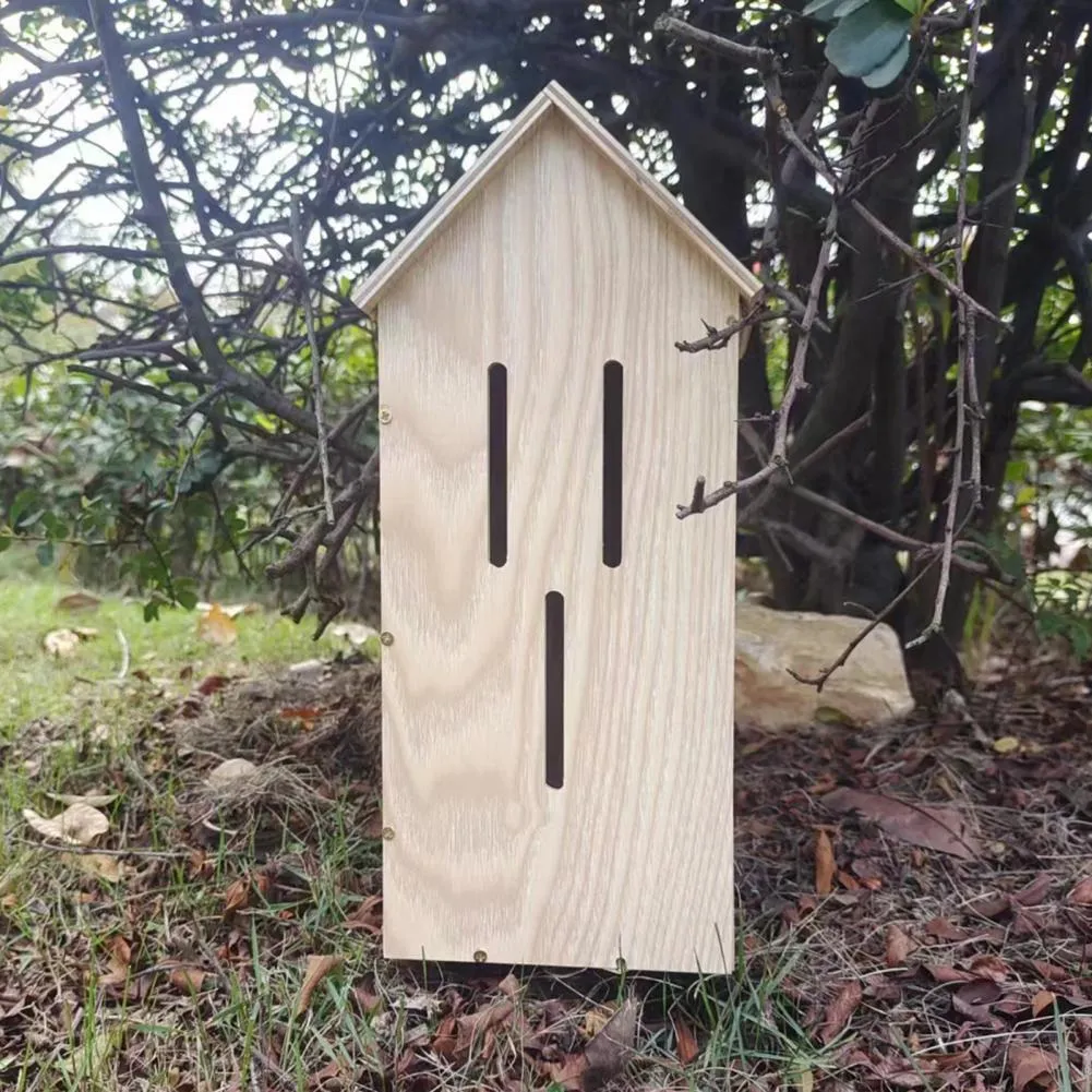 Large Wooden Butterfly House: Rustic Garden Insect Habitat - Safe Haven ...