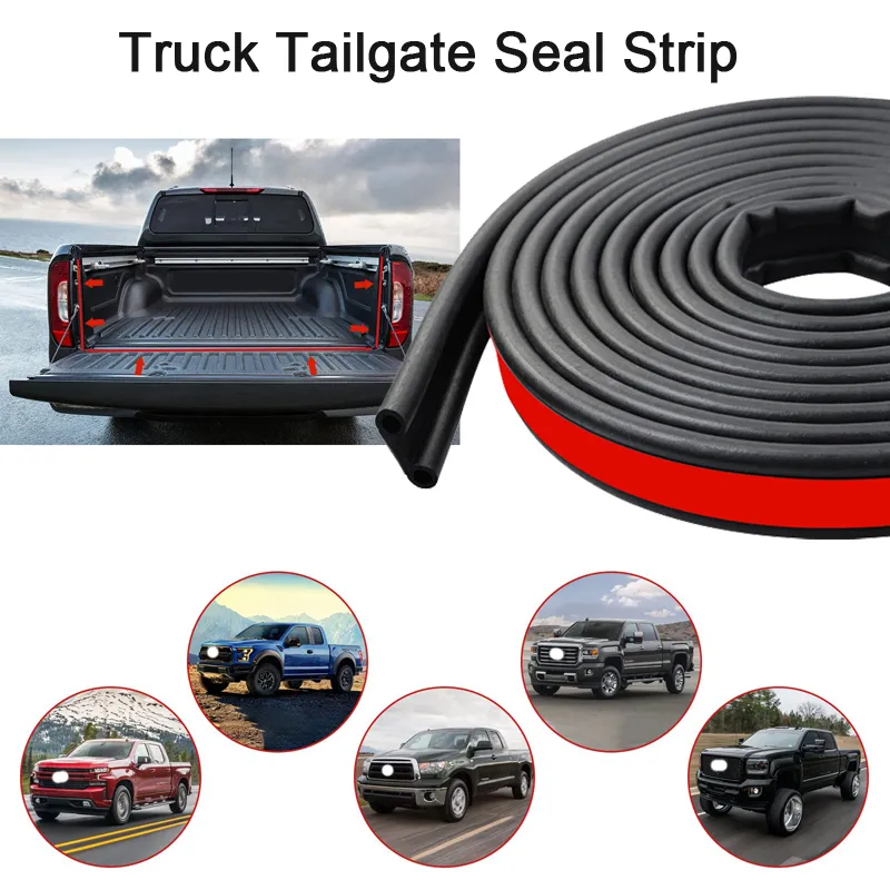 3M/6M EPDM Rubber Tailgate Seal Strip for Truck Tailgate and Camper ...