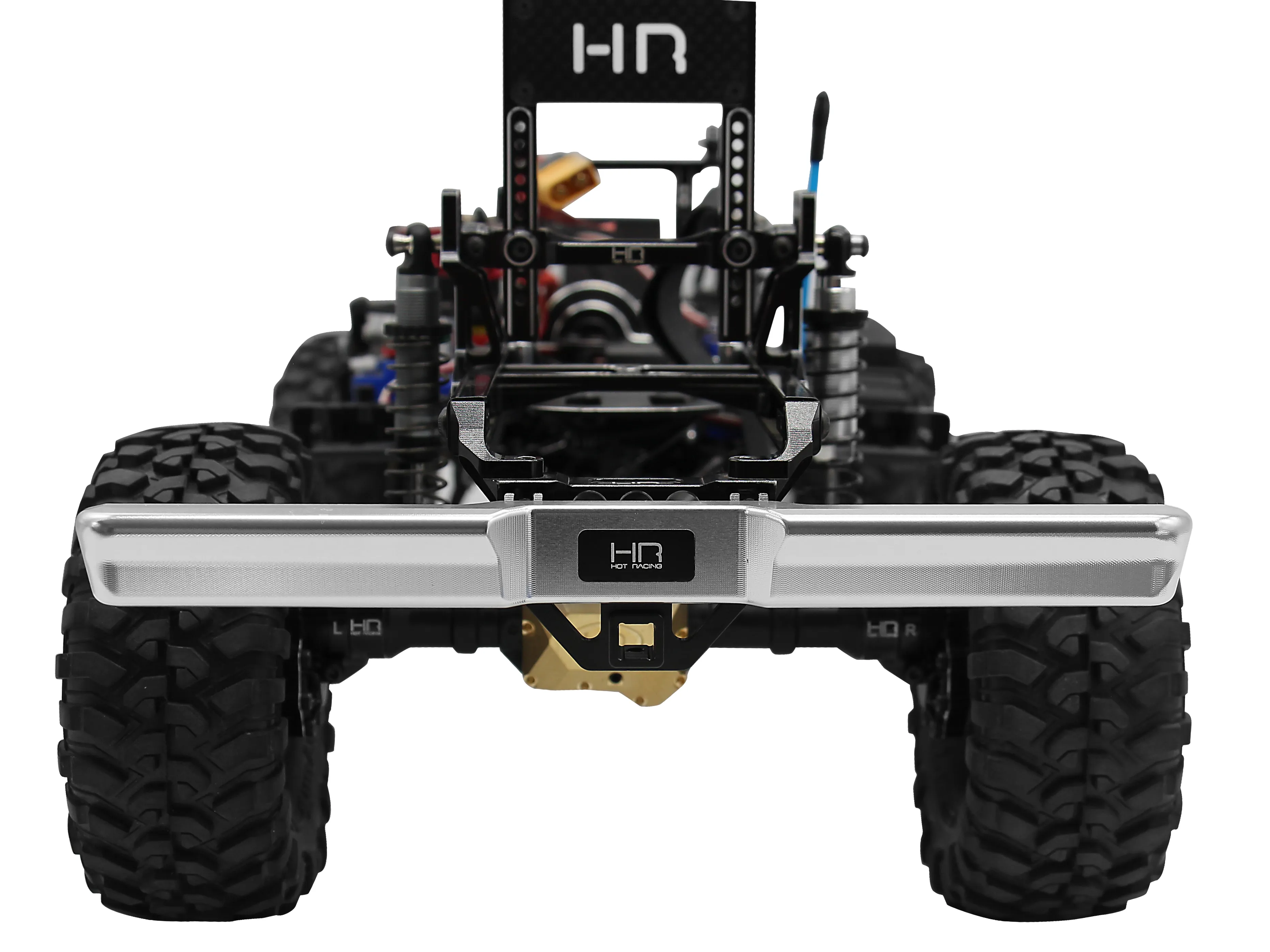 HR Hot Racing CNC Aluminum Upgrade 79 Bronco Front Rear Grill Guard ...