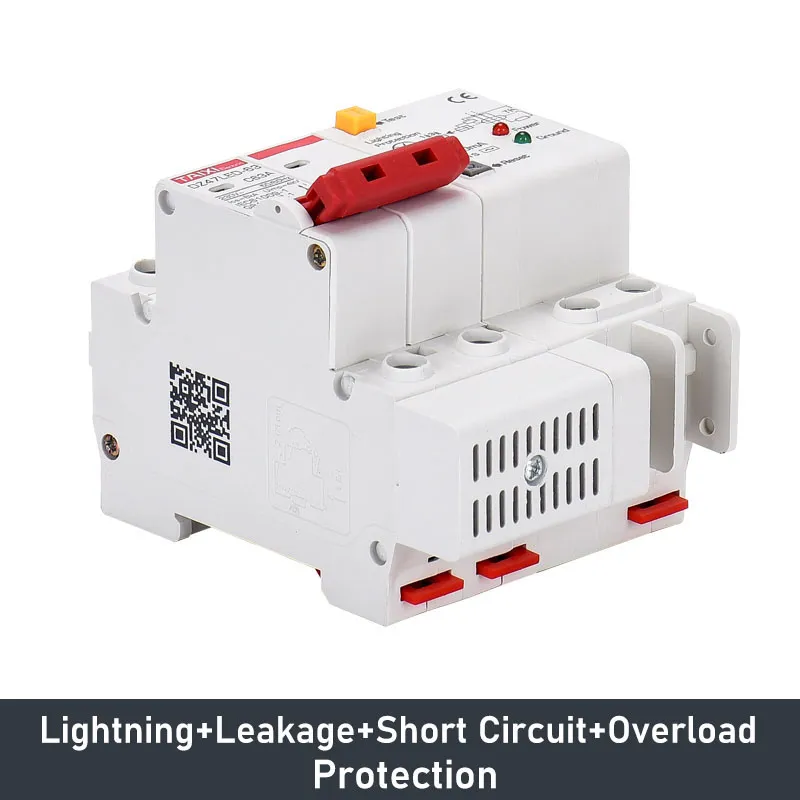 DHgate.com:2P+PE SPD Leakage Protector Residual Current Circuit Breaker ...