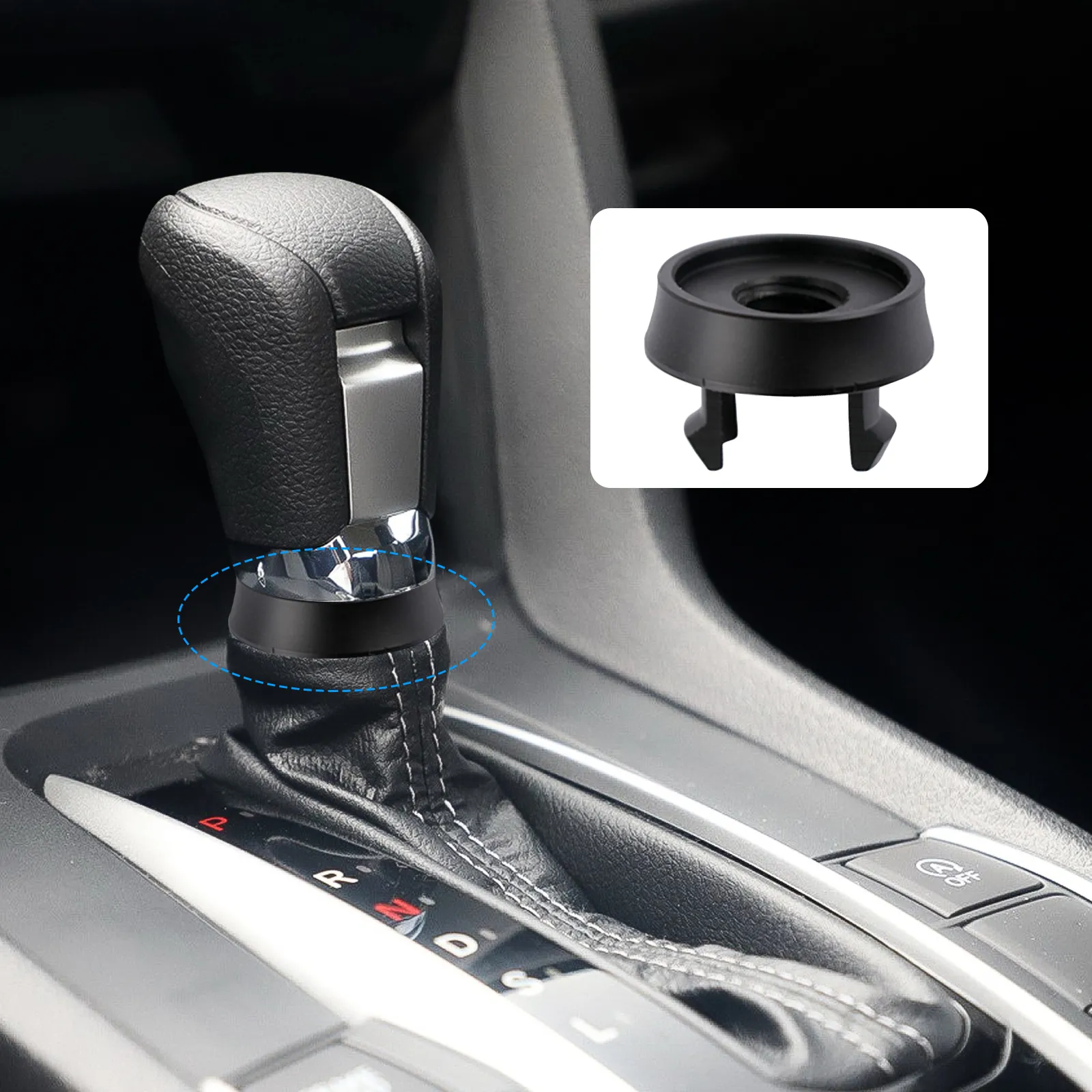 Auto Gear Shift Knob Adapter for Honda Civic 2023 2024 Fits Honda Fit 2014 2024 M101.5 Thread Pitch Easy Installation