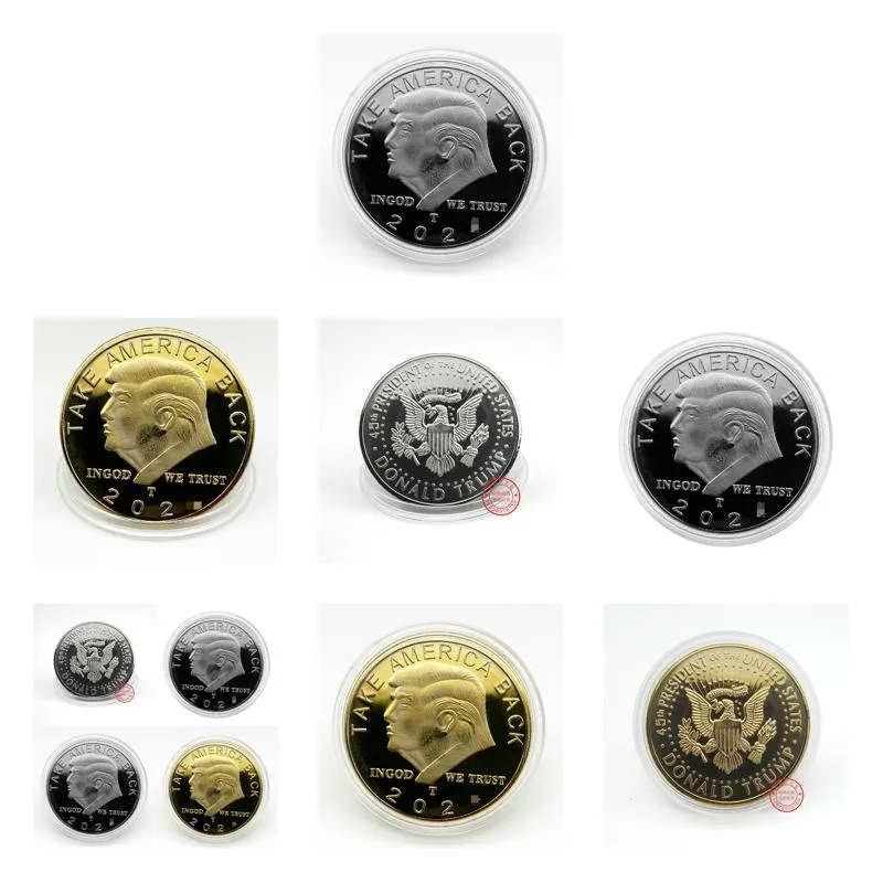 Arts And Trump 2024 Coin Souvenir Badges Commemorative Metal Badge For ...