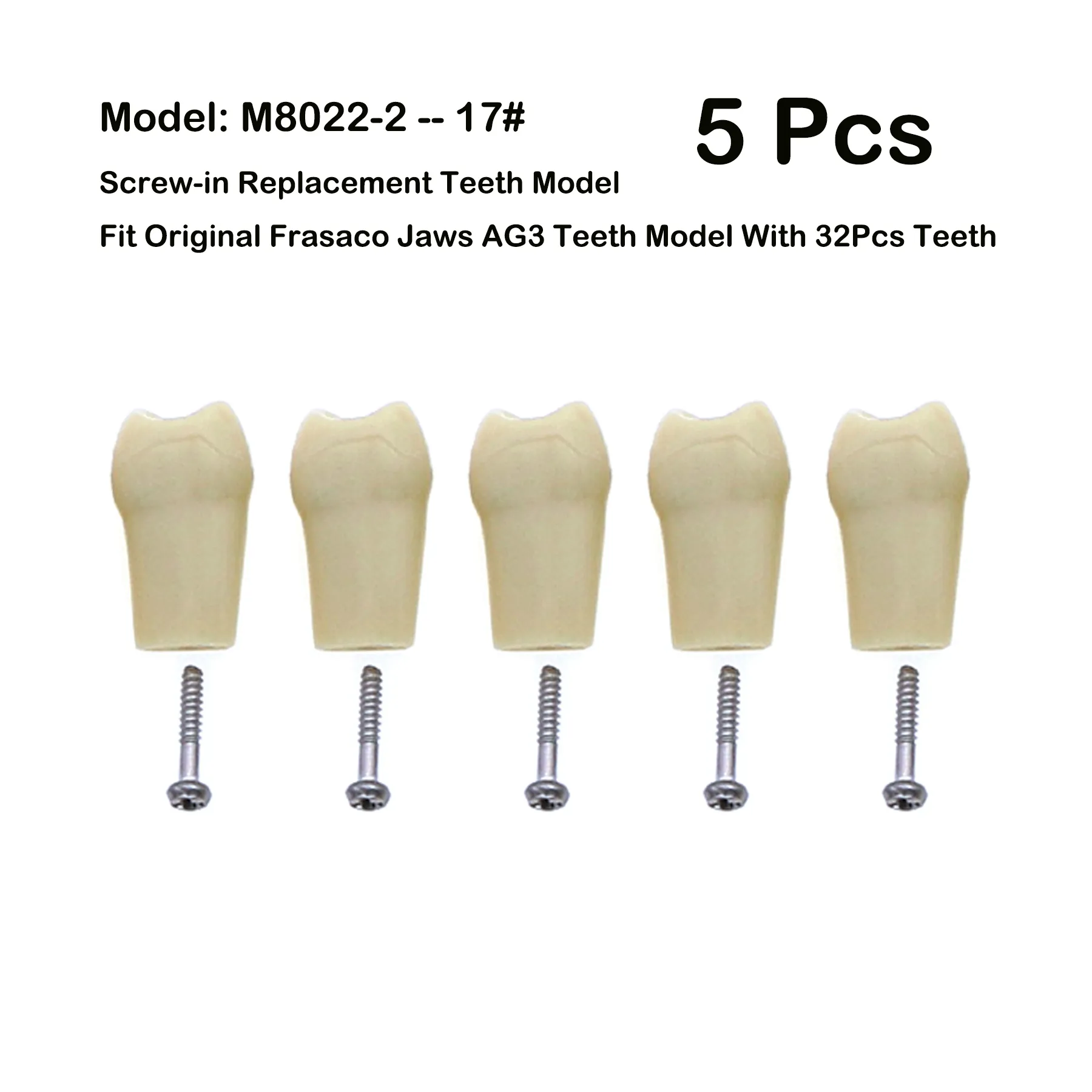 Frasaco Jaws AG3 Original Type Fit Dental Teeth Model Replacement Screw ...