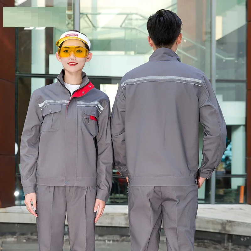 DHgate.com:Reflective Stripe Workwear Set: Durable Coveralls for ...