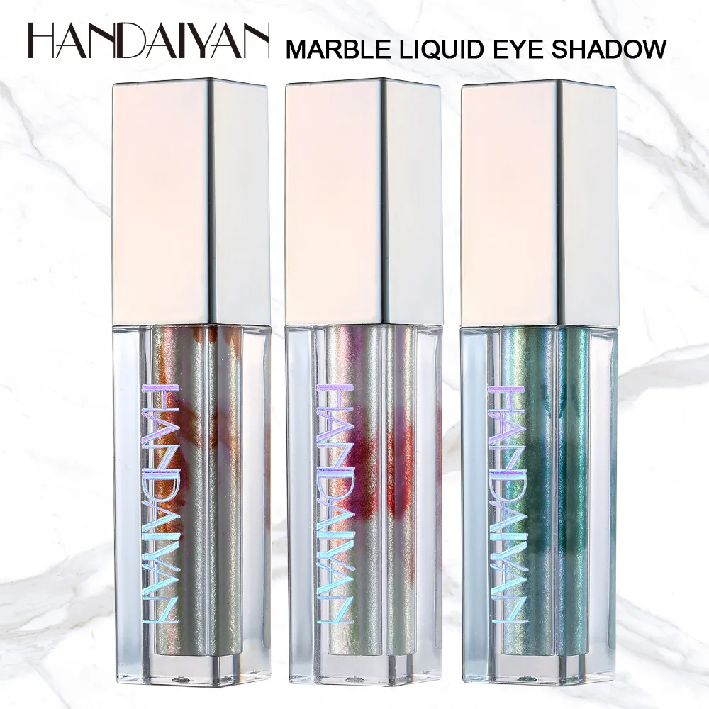 HANDAIYAN Liquid Glitter Eyeshadow Waterproof Shimmer Long Lasting Eye ...