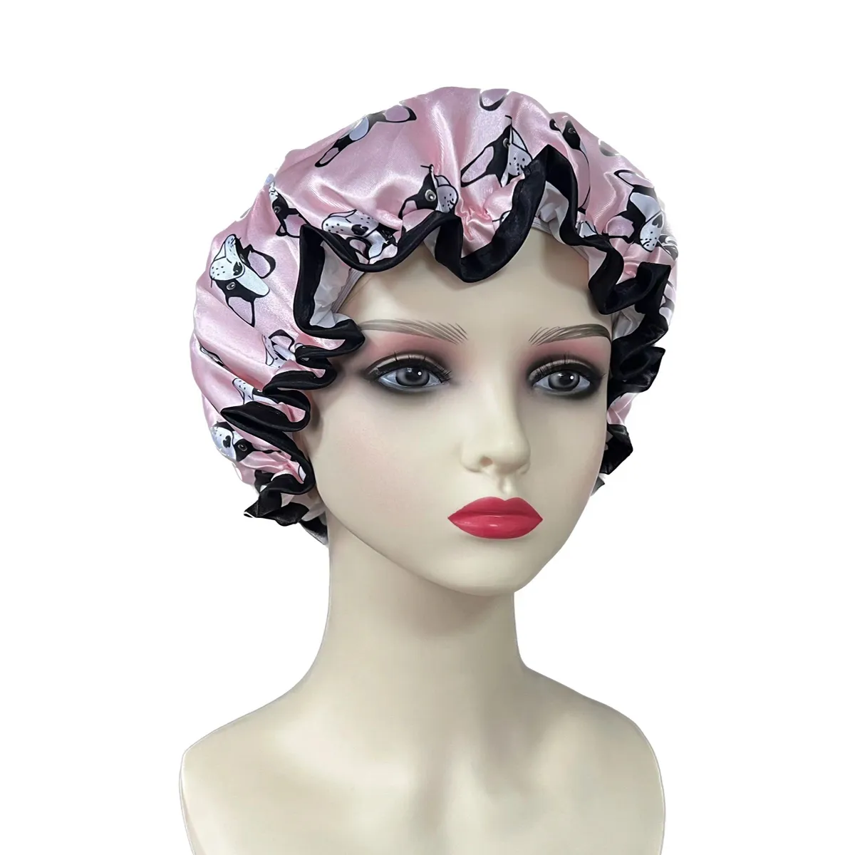 Thick Waterproof Shower Cap Double Layer Bath Hat Hair Cover for Women ...