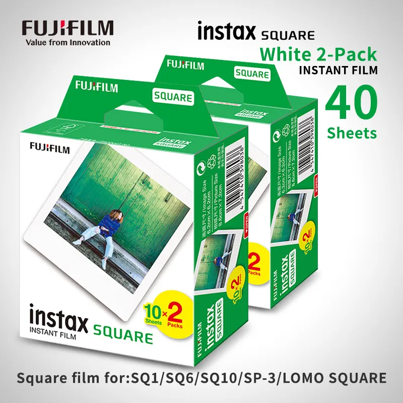 DHgate.com:40 Sheets Instax Wide Film Instant Photos with Classic White ...
