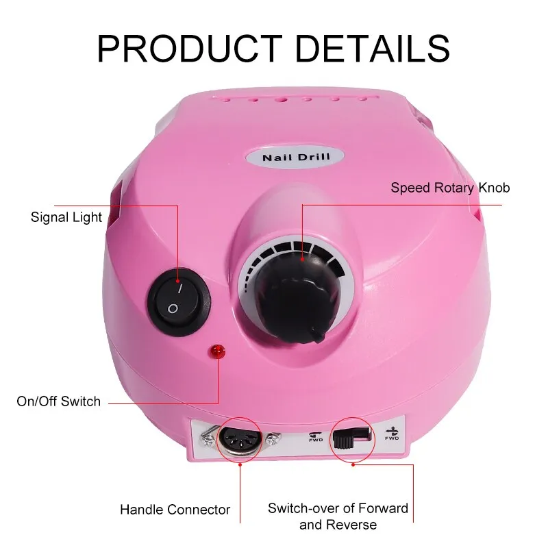 DHgate.com:35000RPM Electric Nail Drill Machine Manicure Pedicure ...