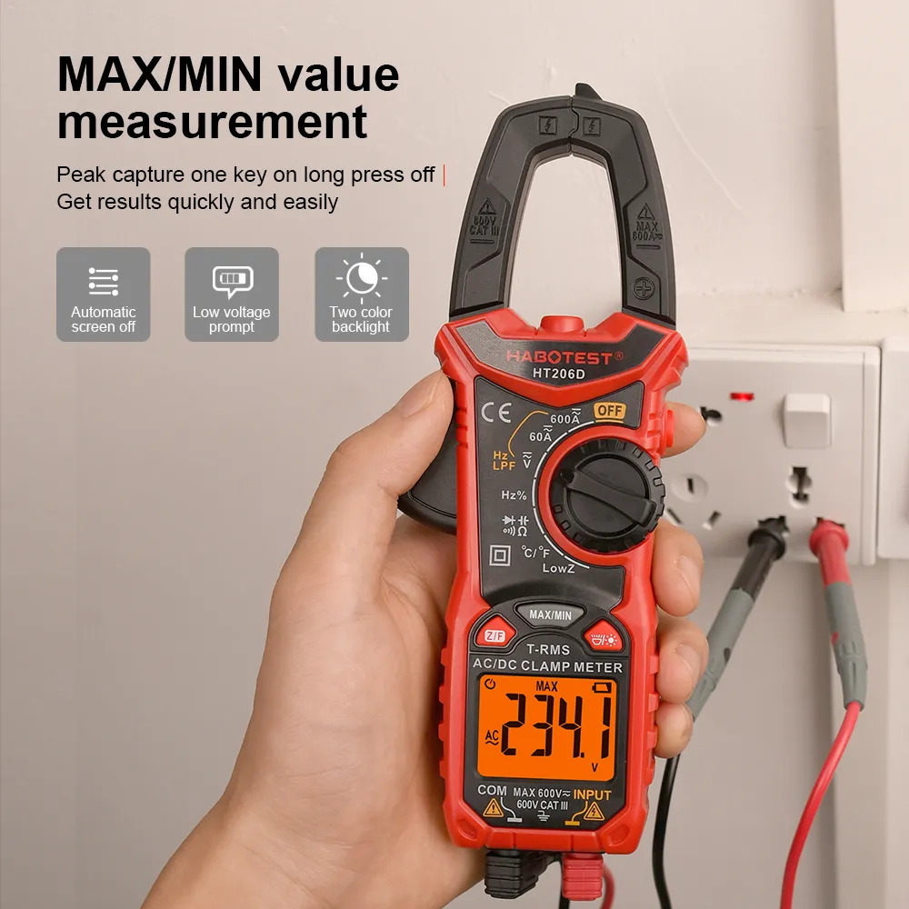 DHgate.com:HT206 Clamp Meter: Accurate 6000-Count Multimeter for Pro ...