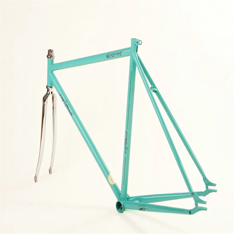 DHgate.com:Steel Single Speed Track Bike Frame, Dead Fly, Black, for ...